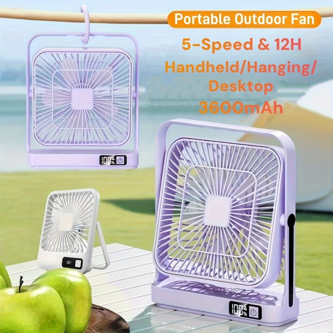 electric fans sold on Temu United States