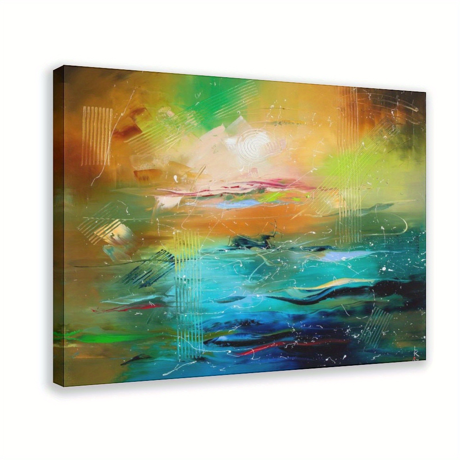 Abstract Painting Art Wall Decoration Poster 72 Canvas - Temu