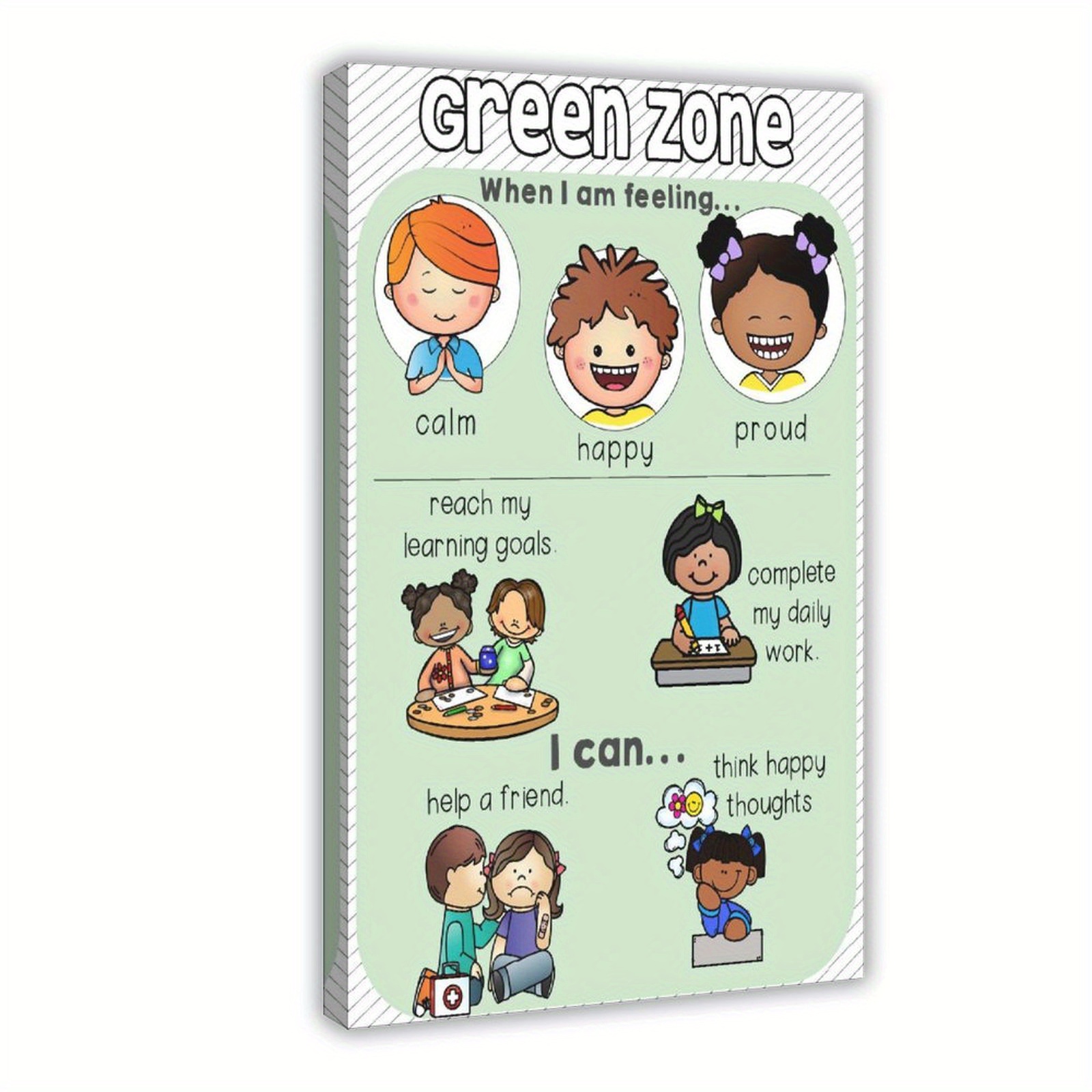 Emotion Feelings Poster Emotional Management Regulation - Temu