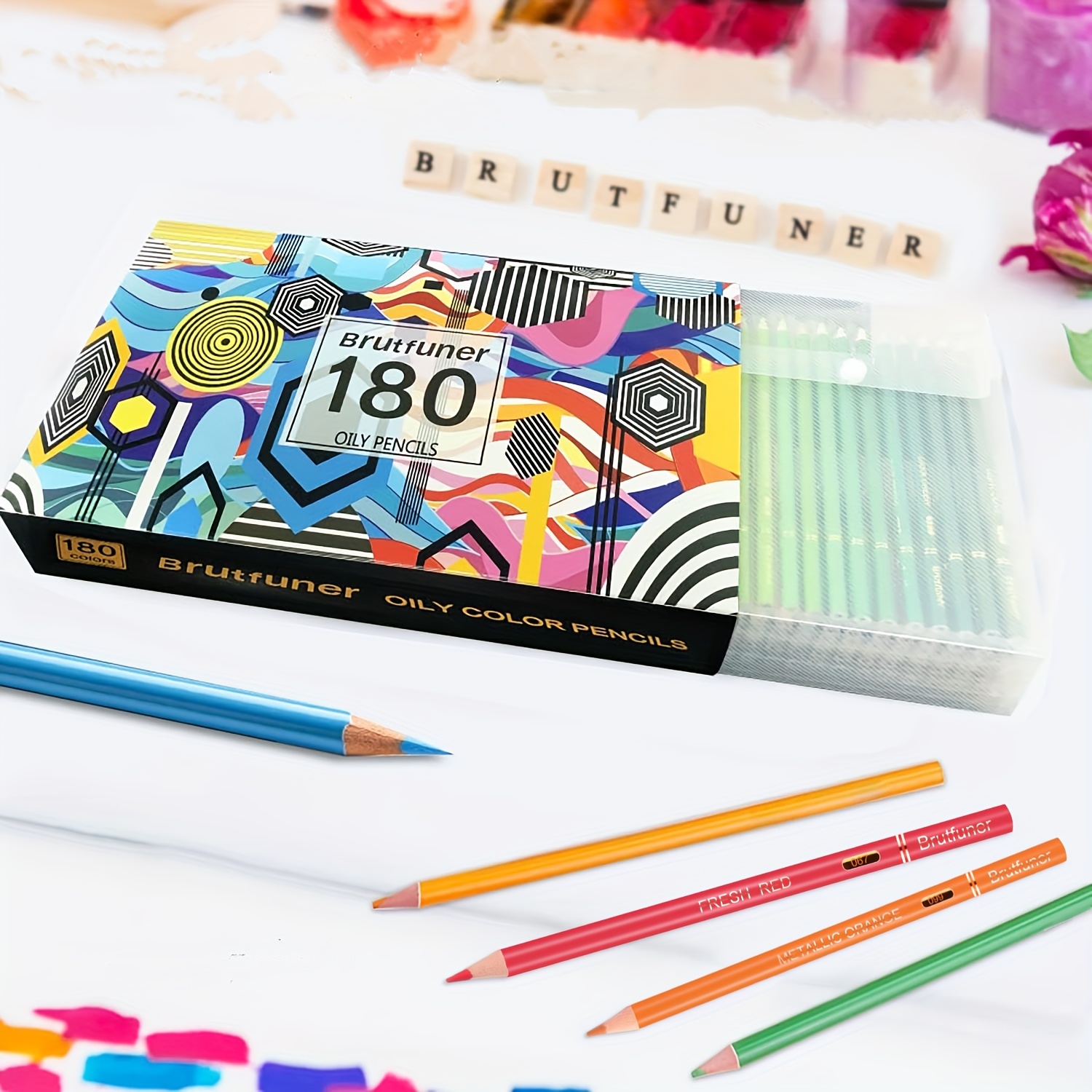 180 Colors Colored Pencils Oil Pencils Coloring Pencils - Temu