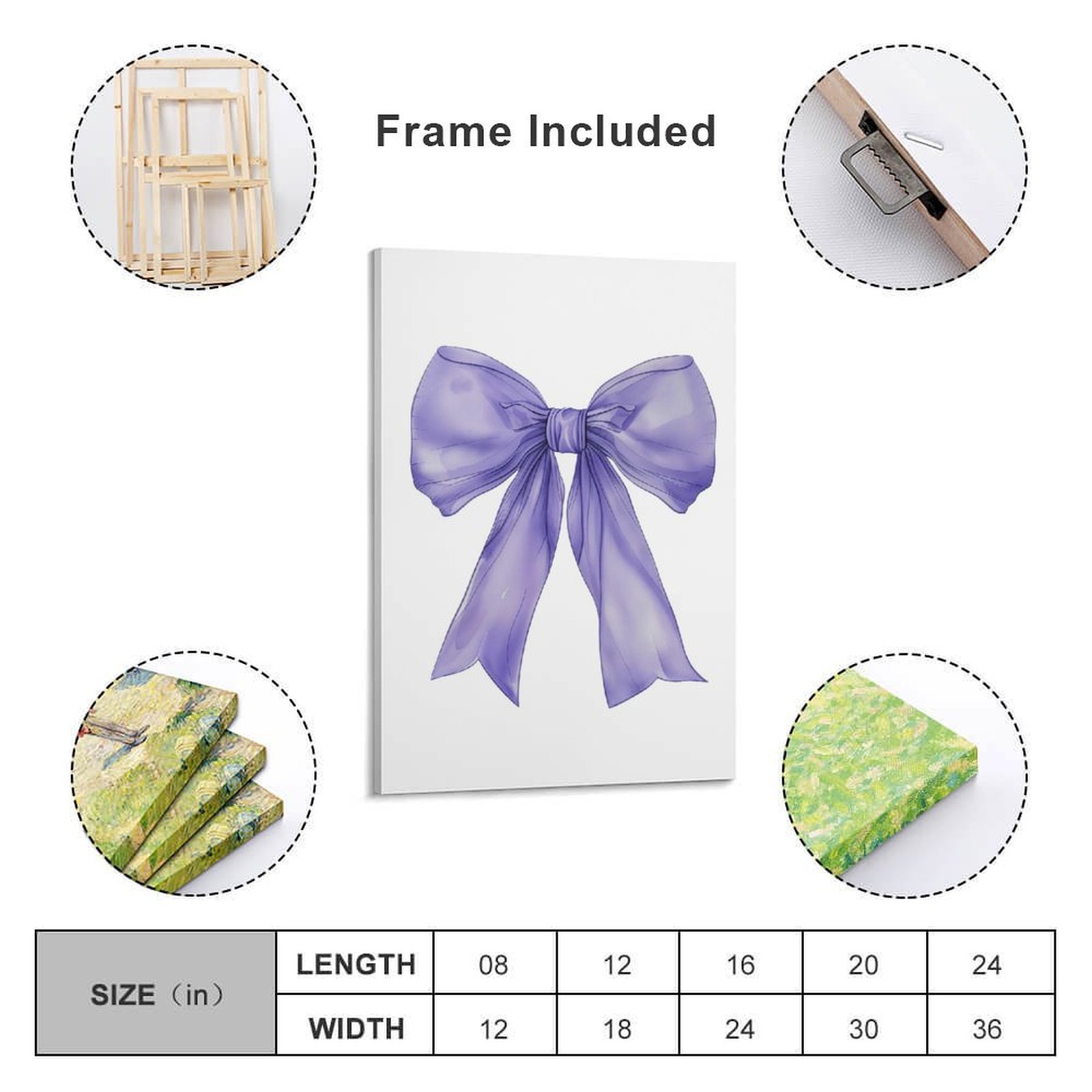 Purple Festival Wall Canvas Art Preppy Aesthetic - Temu