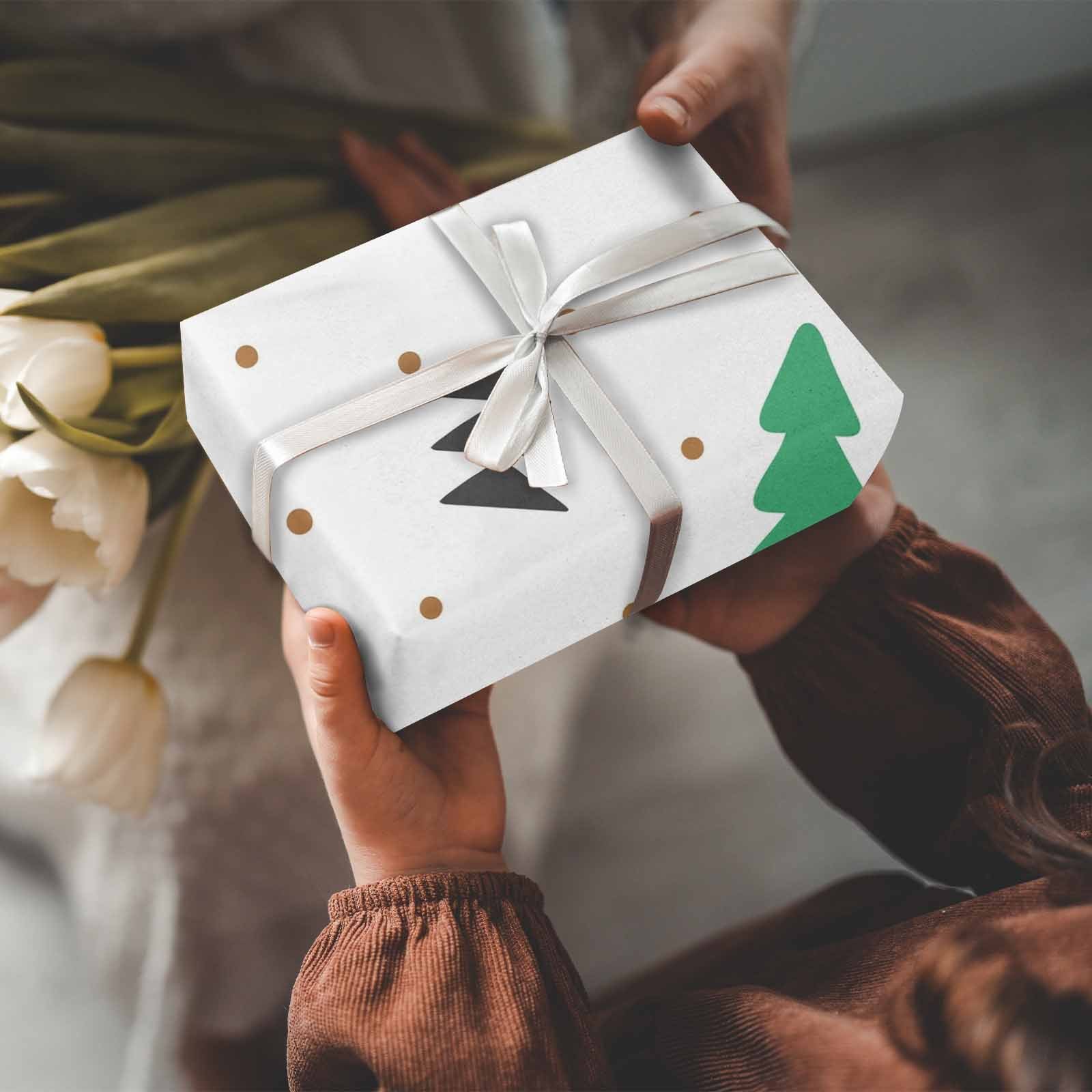 Festive Christmas New Years Wrapping Paper Large Roll - Temu