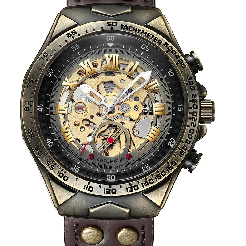 Best Sales Fngeen Bronze Automatic Mechanical Steel Belt Waterproof ...