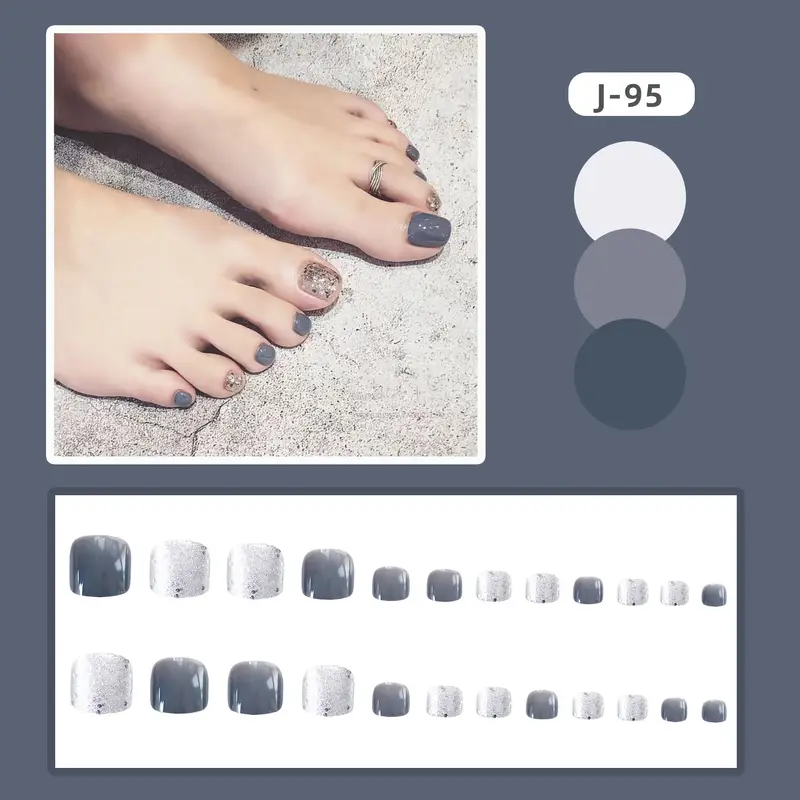 Short Square Press Toenails Silver Glitter Gray - Temu Netherlands Short Square Press Toenails Silver Glitter Gray - Temu Netherlands
