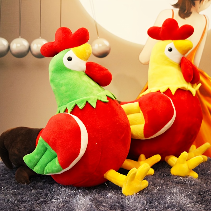 Chicken Doll Plush Toy Big Rooster Doll Cute Chicken Doll Sleeping Hug ...