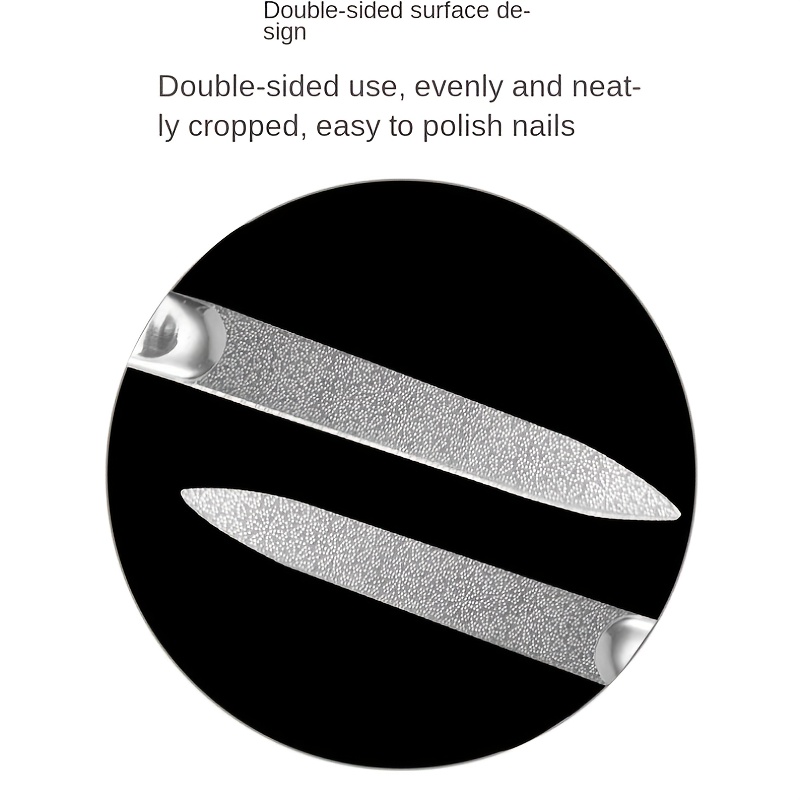 Stainless Steel Nail File For Fingernails Toenails Scraping - Temu