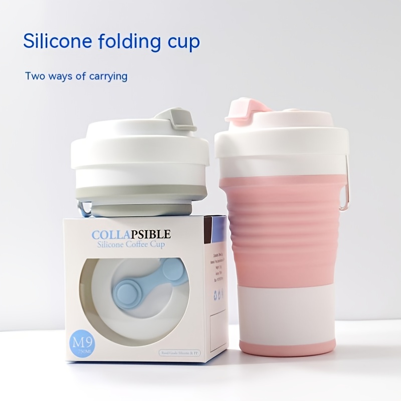 Food Grade Large Capacity Water Cup Silicone Folding And - Temu Canada