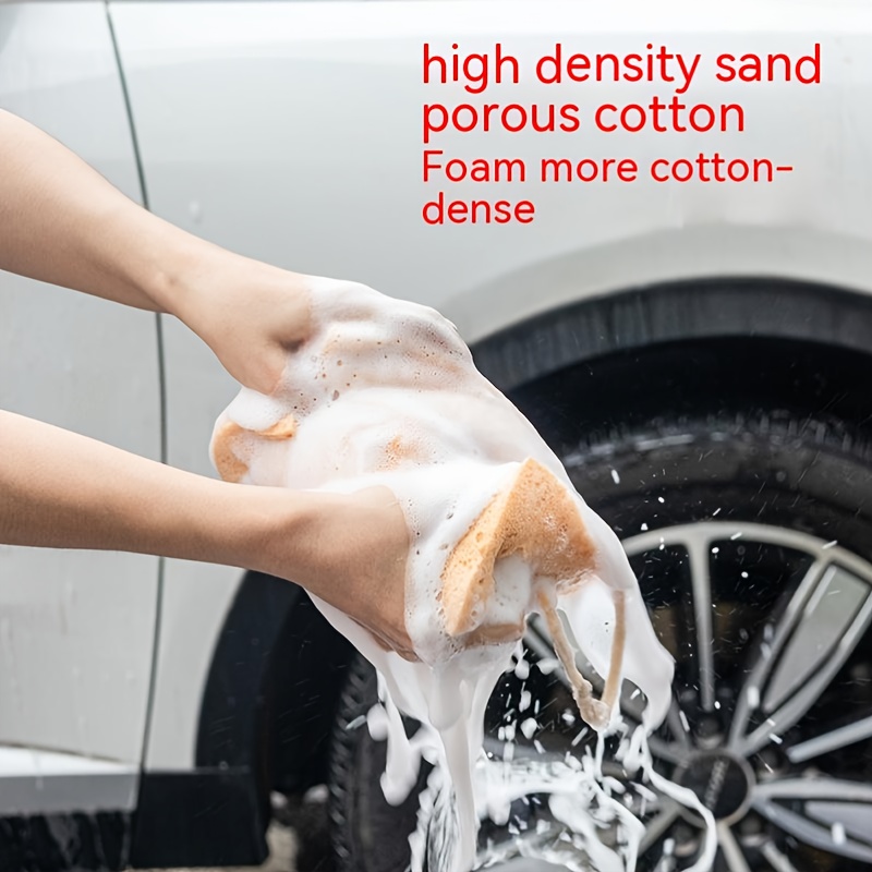 thick coral honeycomb car wash sponge large pore absorbent - Temu Australia