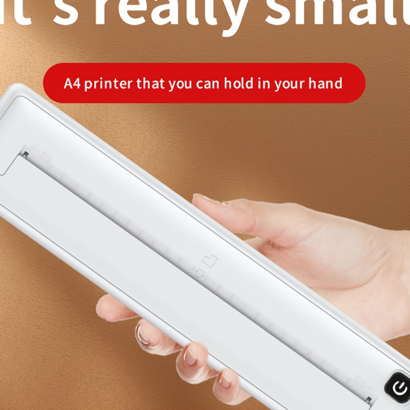 Yüksek Çözünürlüklü A4 Taşınabilir Yazıcı - Tek Tuşla Yazdırma ...