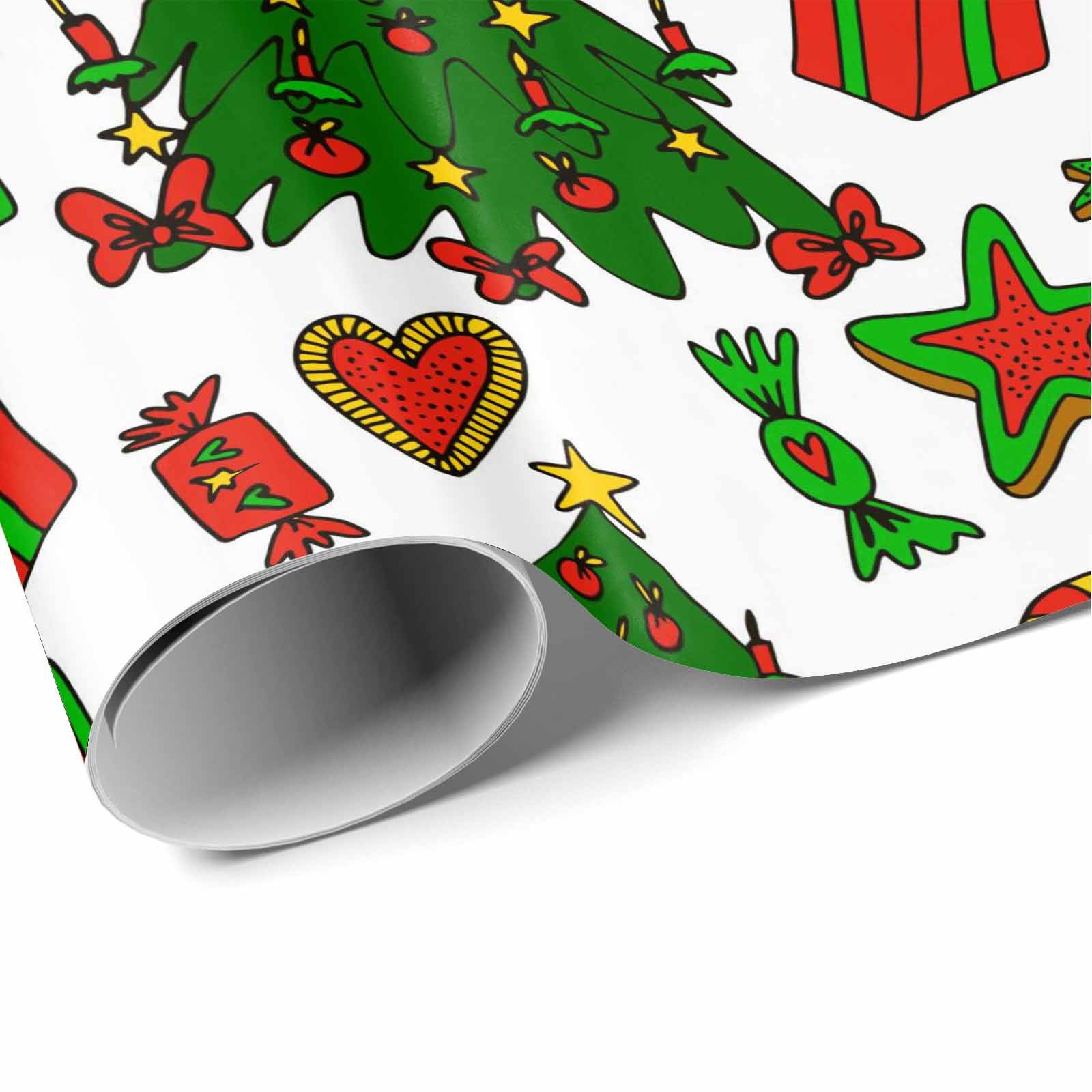 Christmas Wrapping Paper Set Pattern Vintage Gift Wrapping - Temu