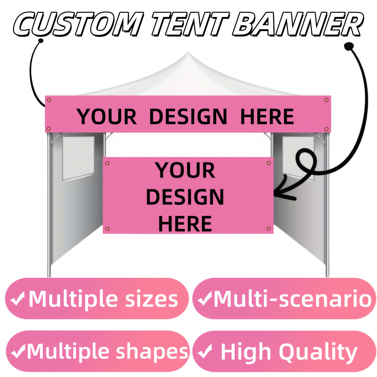 banners sold on Temu United States