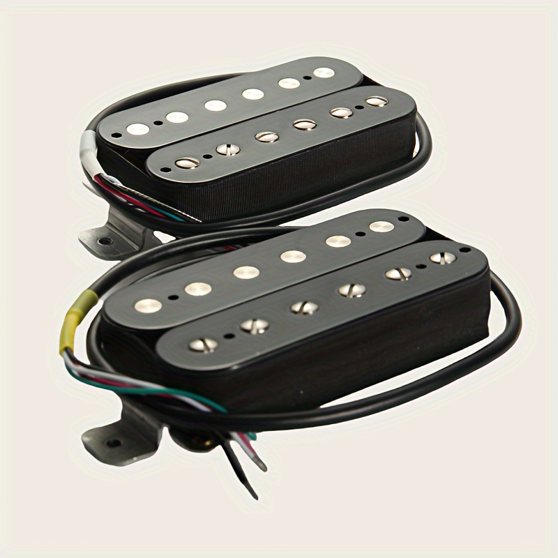 Electric Guitar Double Humbucker Pickups Passive Ceramic Magnet, Black ...