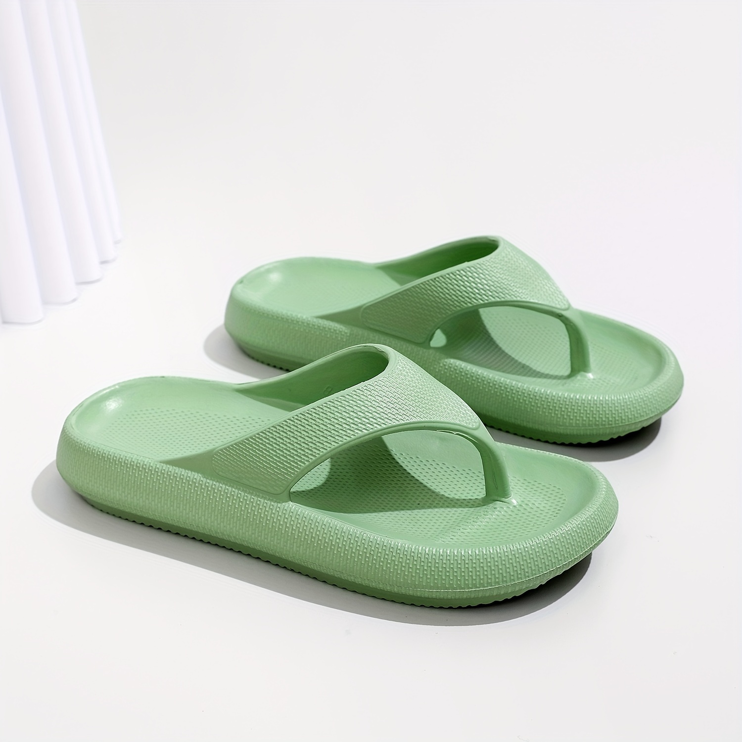 frauen einfarbige eva flip flops rutschfeste indoor - Temu Germany