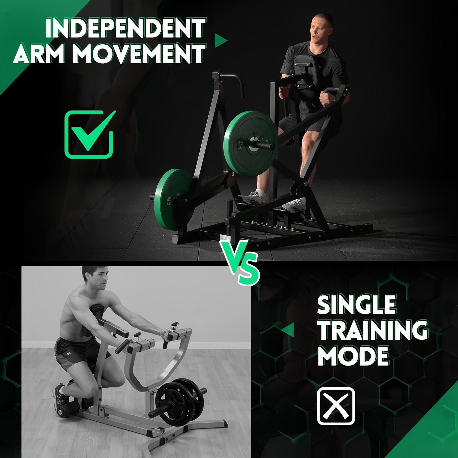 seated row machine plate loaded home gym back - Temu