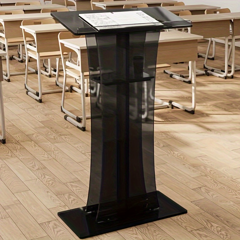 Yardbliss Podium Stand Portable Pulpits Churches Classroom - Temu
