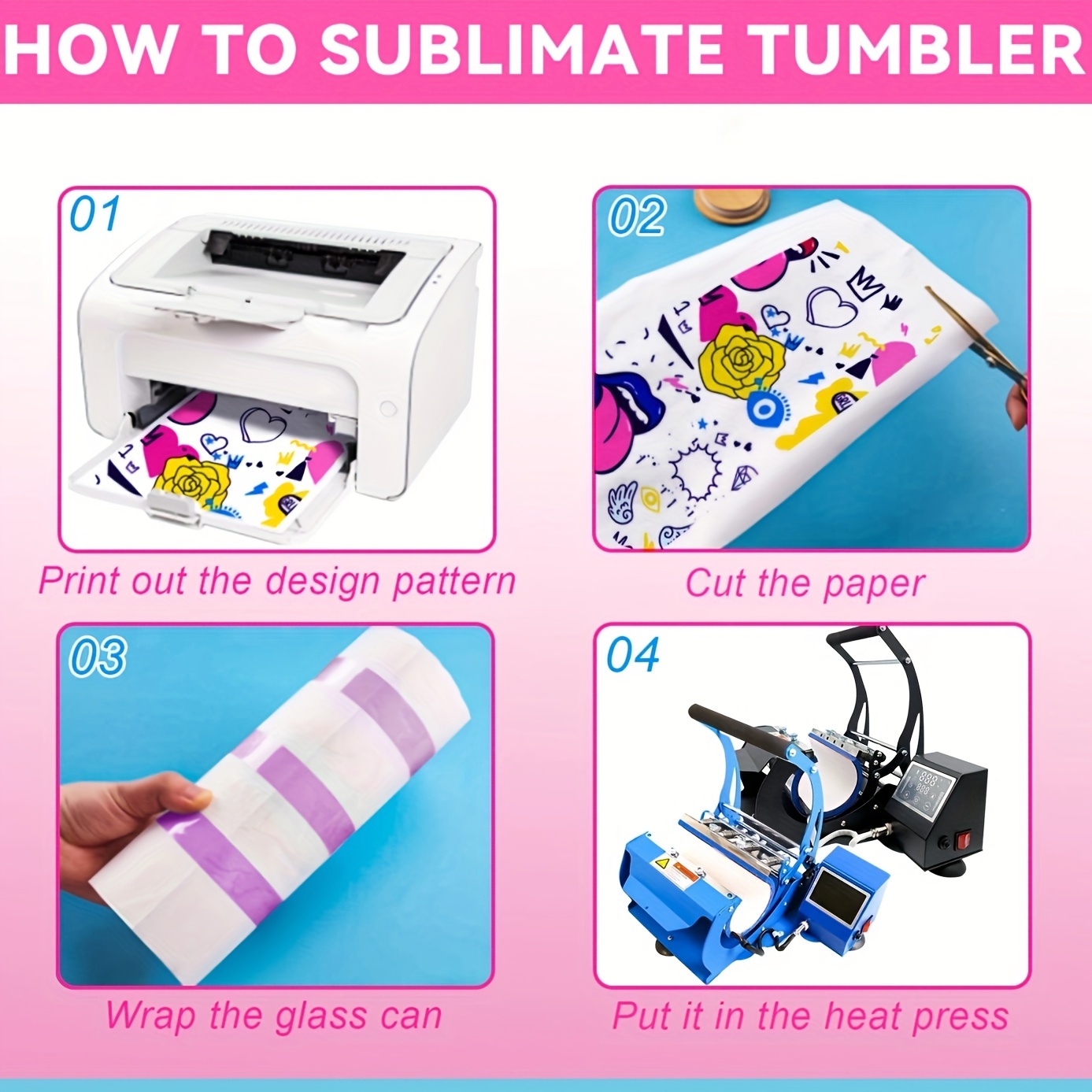 Sublimation Glass Cups Bamboo Straws Household - Temu