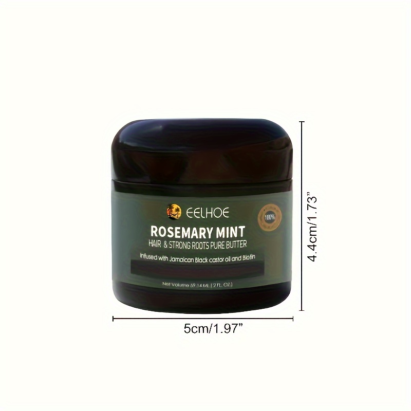 Rosemary Mint Hair Pure Butter Black Castor Oil - Temu