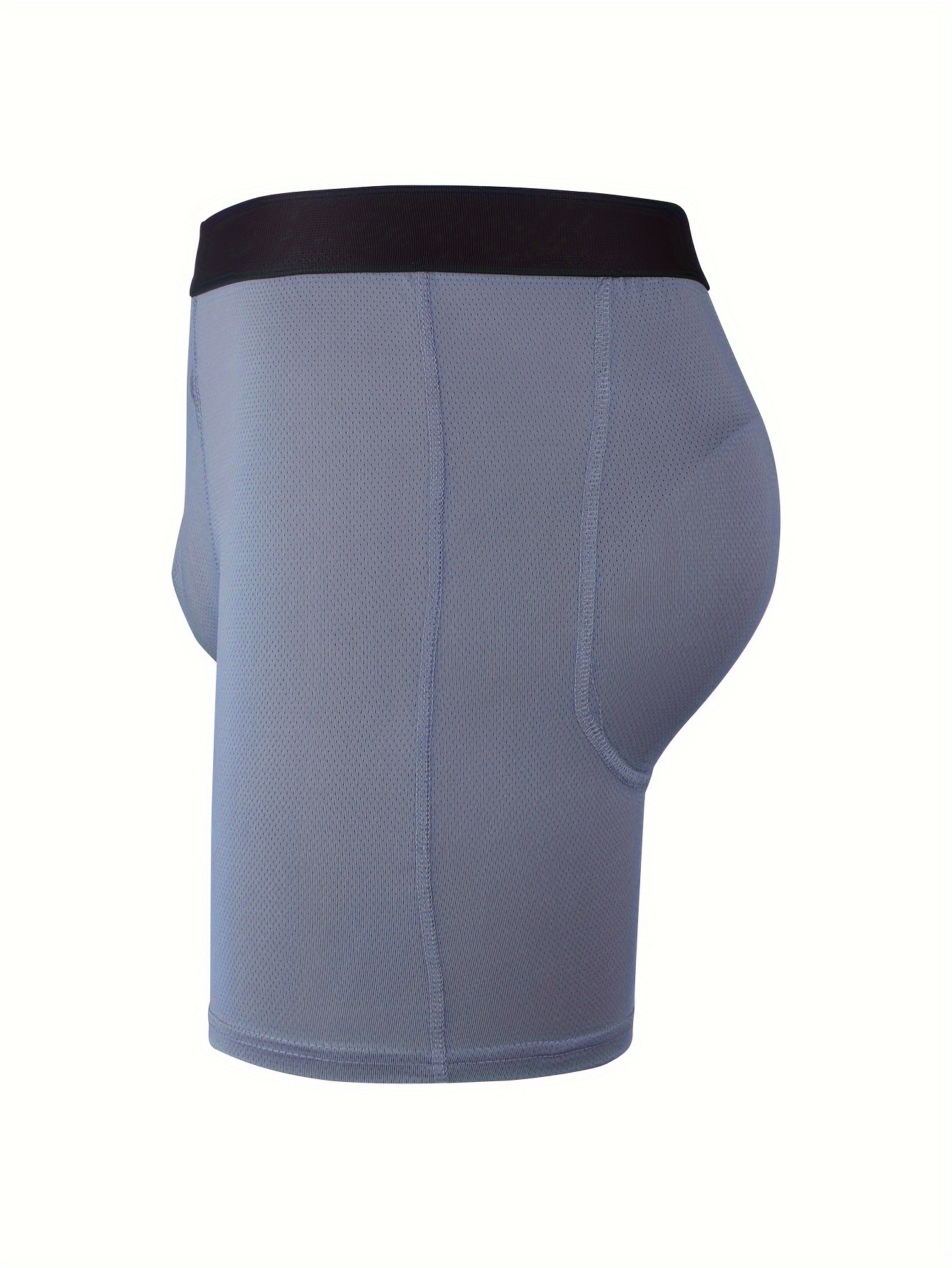 1pc 남자 속옷 복서 팬티 배꼽 컨트롤 바디 셰이퍼 이동식 패드와 엉덩이 기중 장치 Shapewear 향상 Temu