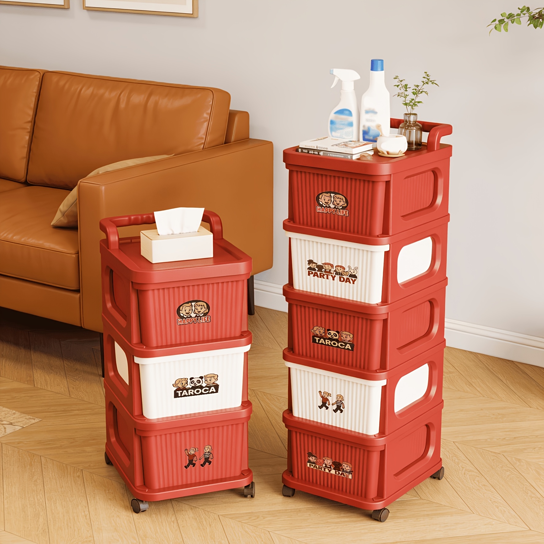 plastic storage cabinets sold on Temu United States