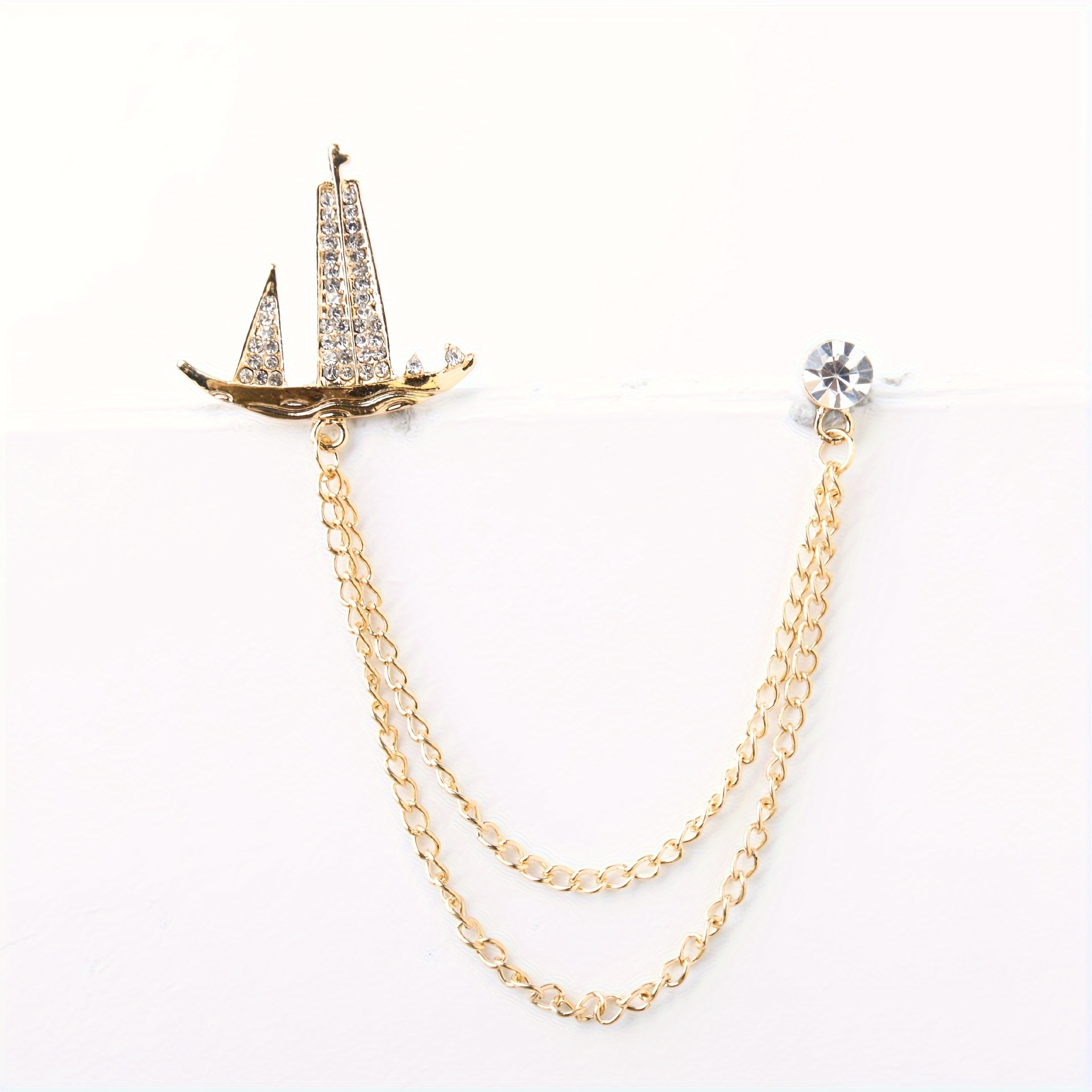 1pc Fashion Sailboat Brooch For Men Fashion Accessories For Suit | Free ...