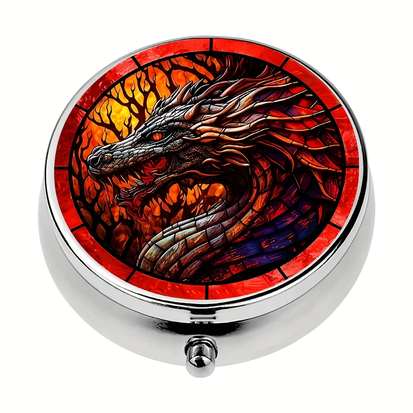 Dragon Pill Box 3 Compartment Medicine Pill Organizer Mini - Temu New ...