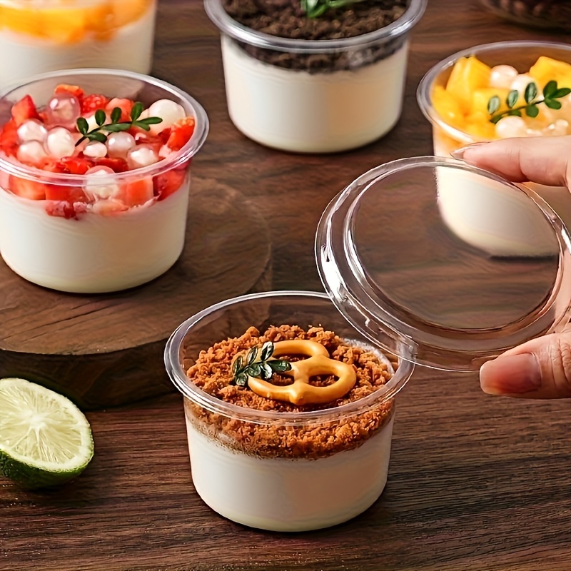 small dessert cups sold on Temu United States