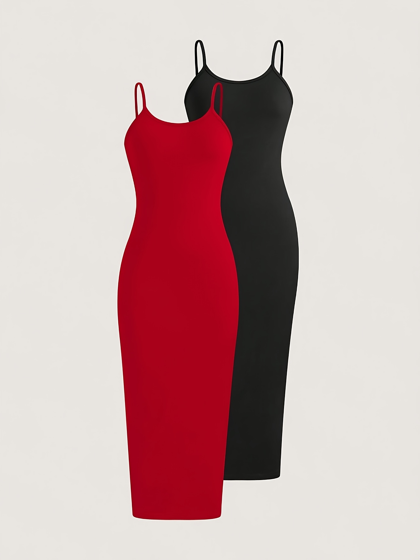 spaghetti strap dress sold on Temu United States