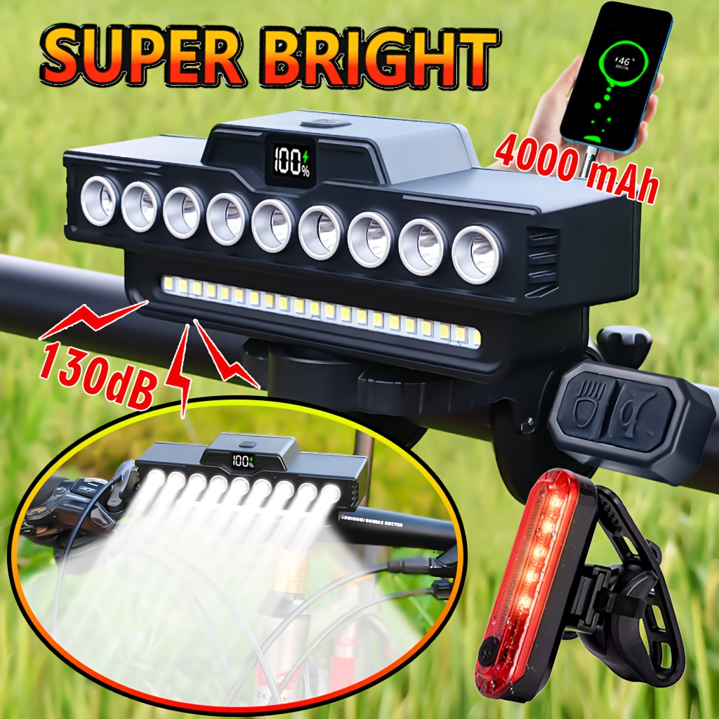 bicycle light sold on Temu United States