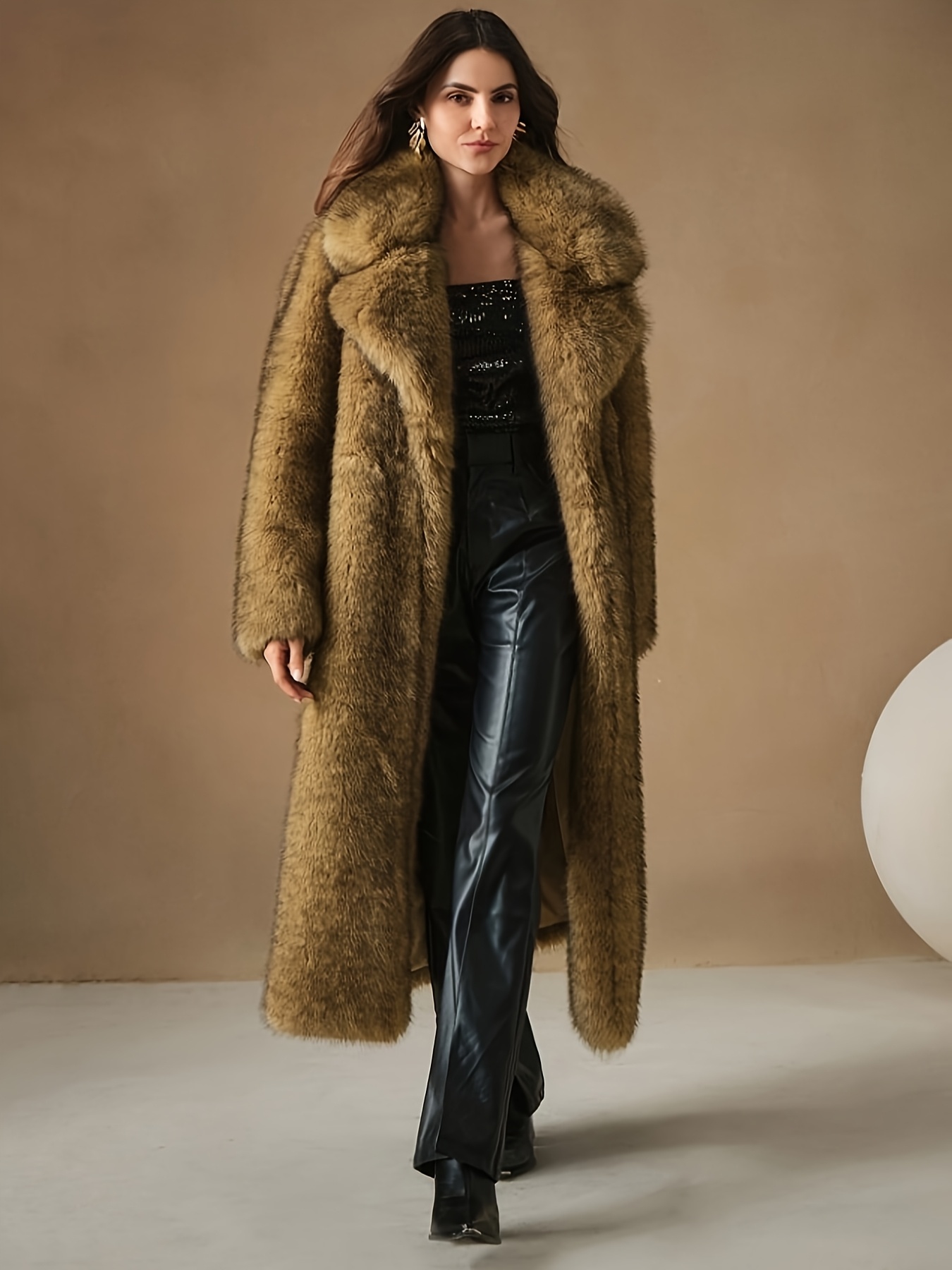 fur coats women sold on Temu United States