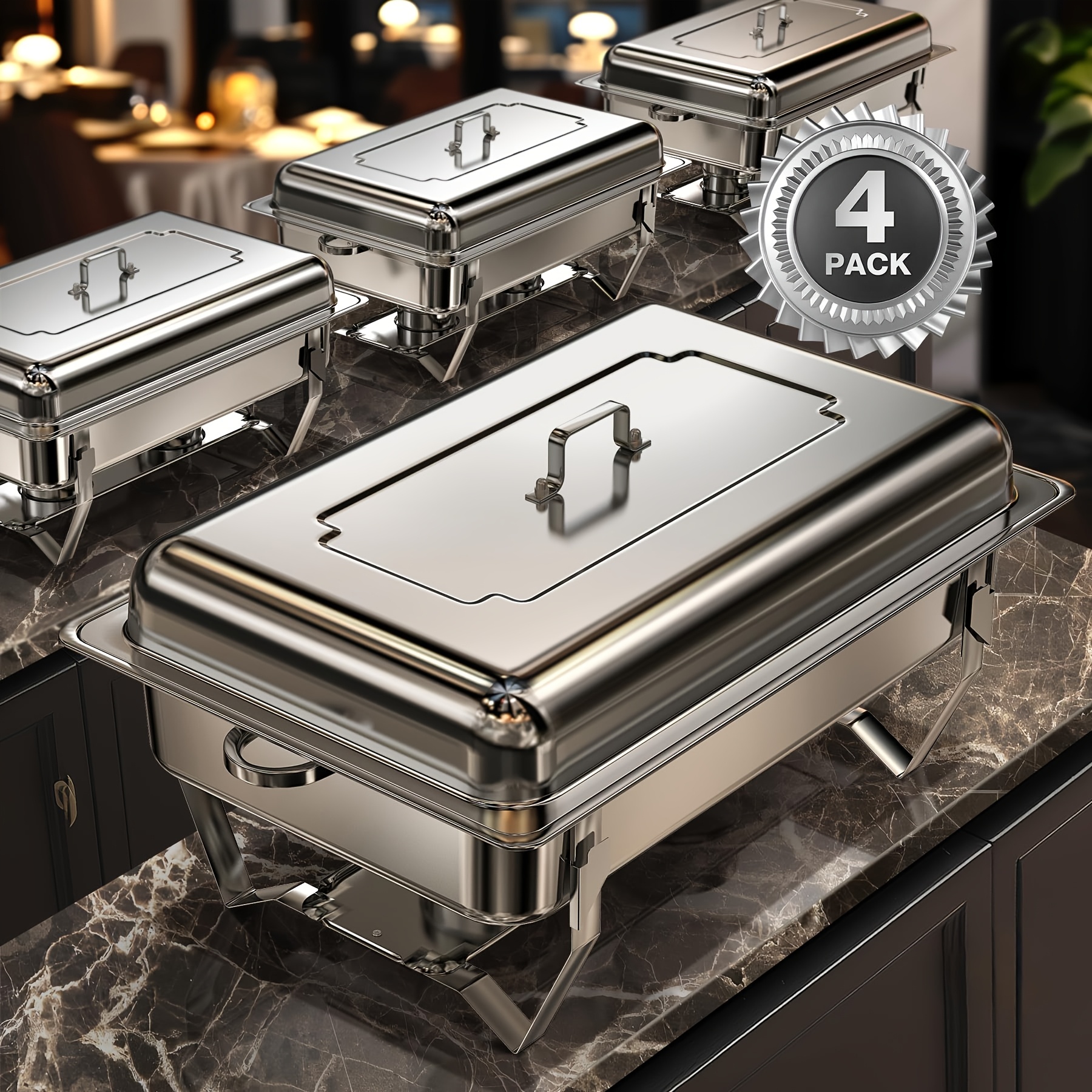 chafing dish buffet set sold on Temu United States