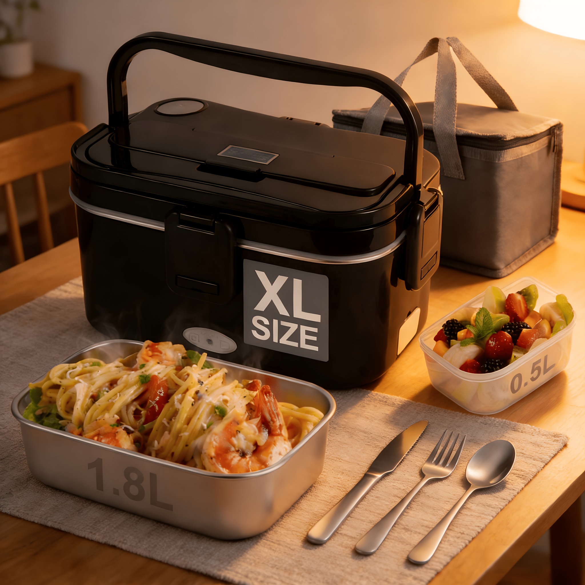 heating lunch box sold on Temu United States