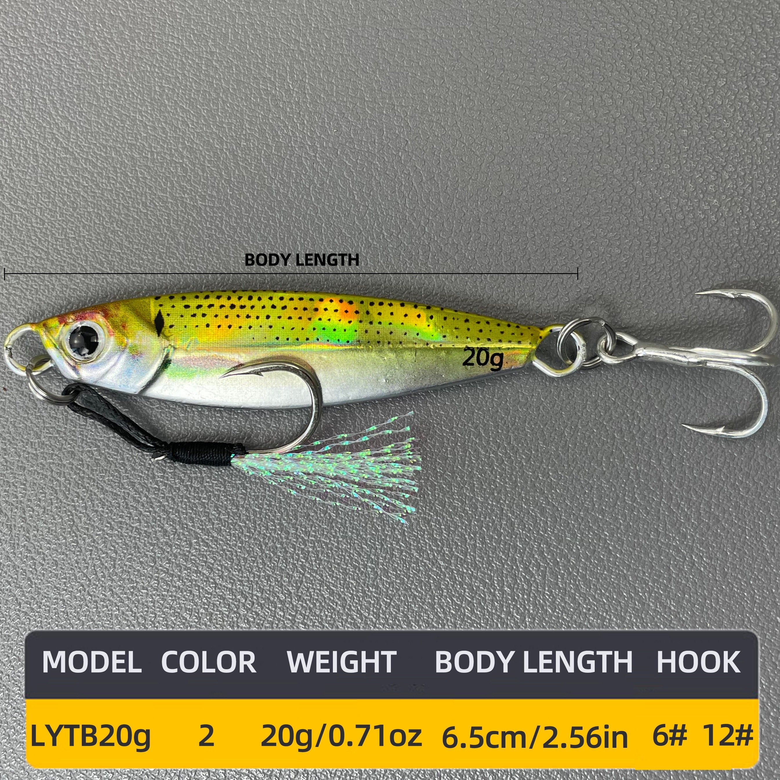 Amacure Fisch Metal Jig Trolling Hard Bait Bionic Bass - Temu