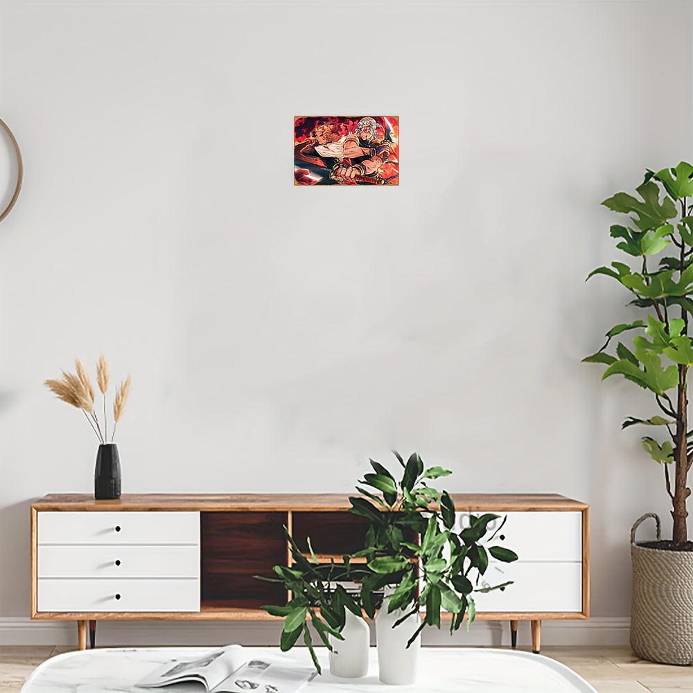 Panneau Mural En Aluminium Inspiré Anime Décoration - Temu France