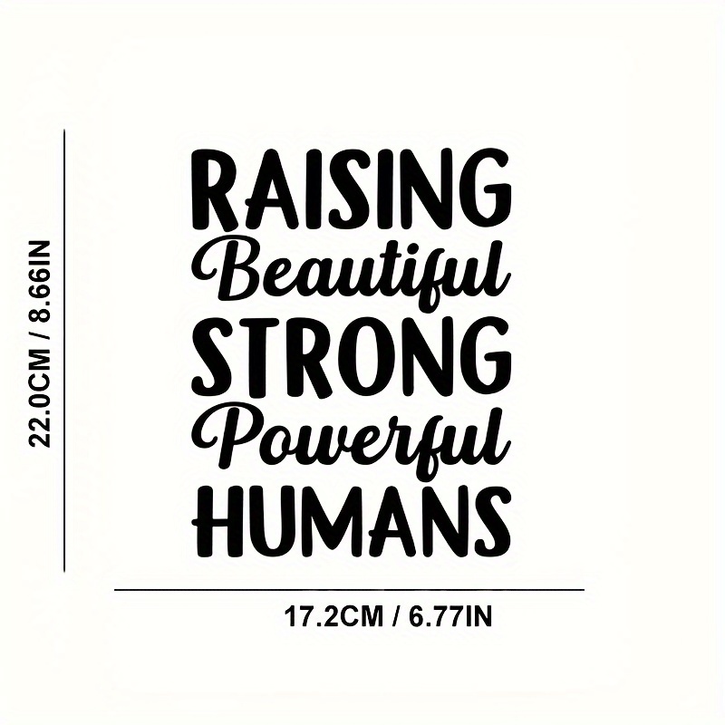 Paising Beautiful Strong Powerful Humans Car Stickers Laptop - Temu New ...