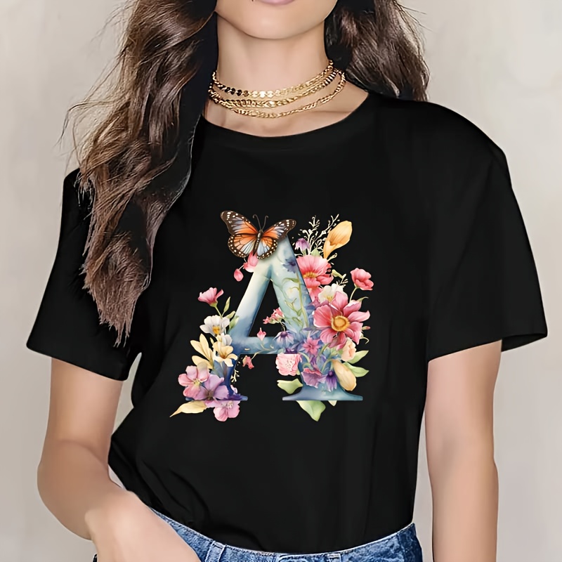 Artistic Watercolor Alphabet Heat Transfer Sticker Diy Iron - Temu ...