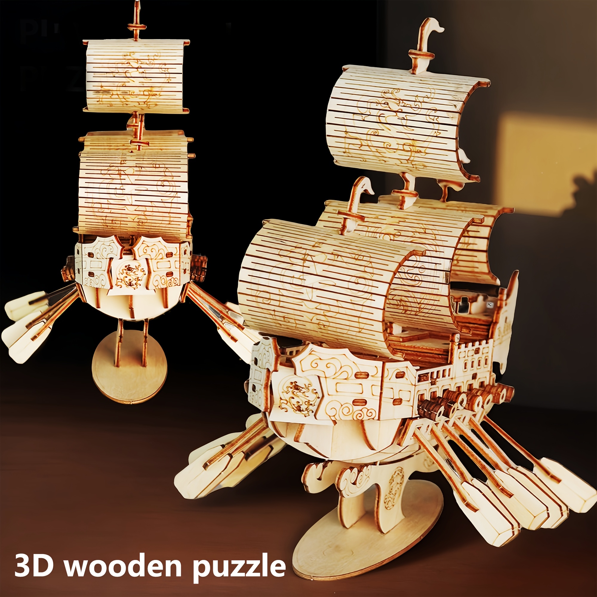 wood puzzles sold on Temu United States