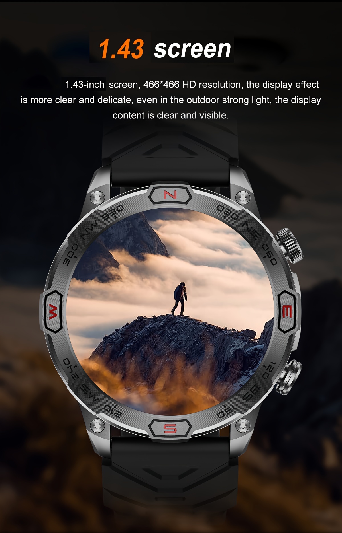 Maoyuan Smart Watch Men Voice Assistant Wireless Calling - Temu Australia