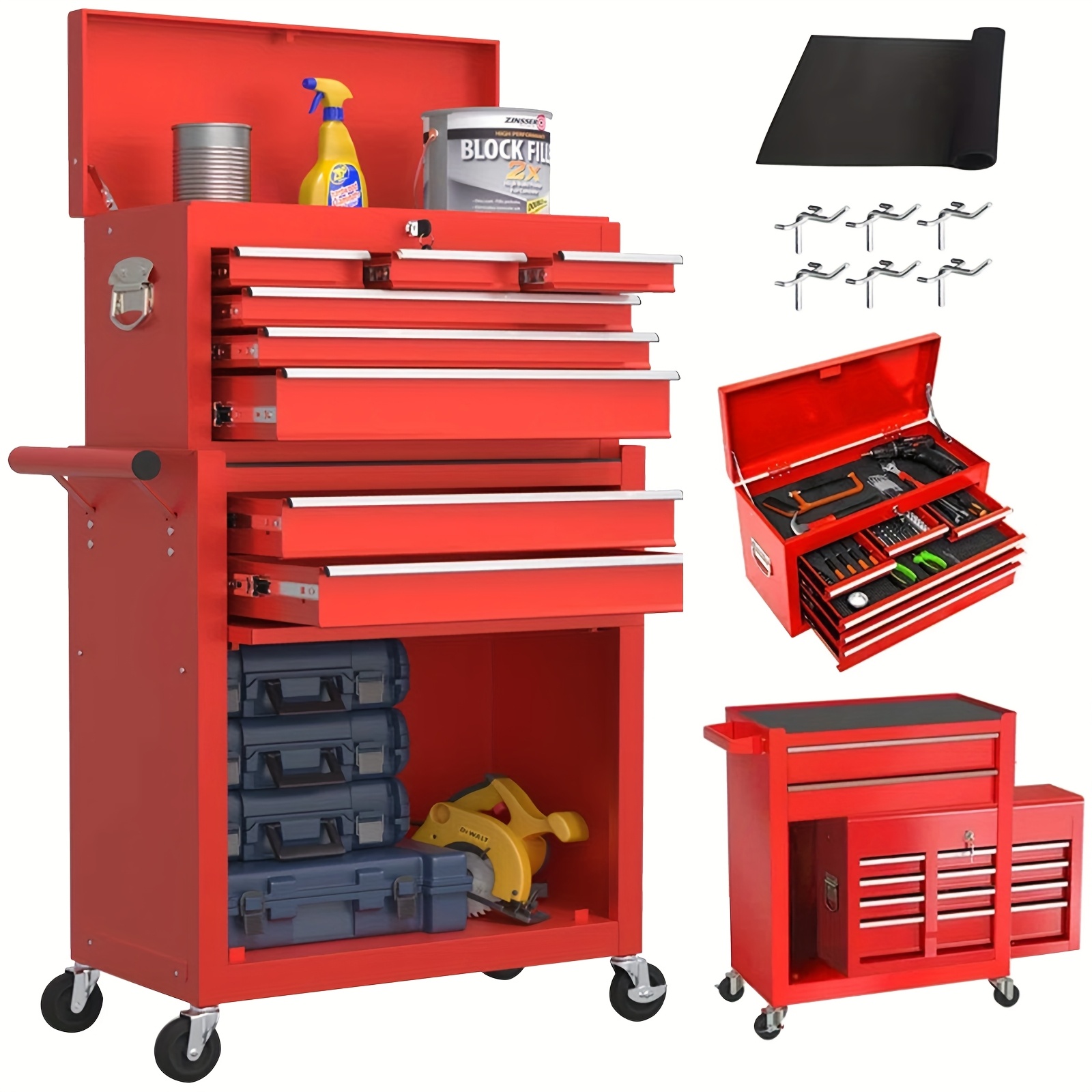 tool boxes sold on Temu United States