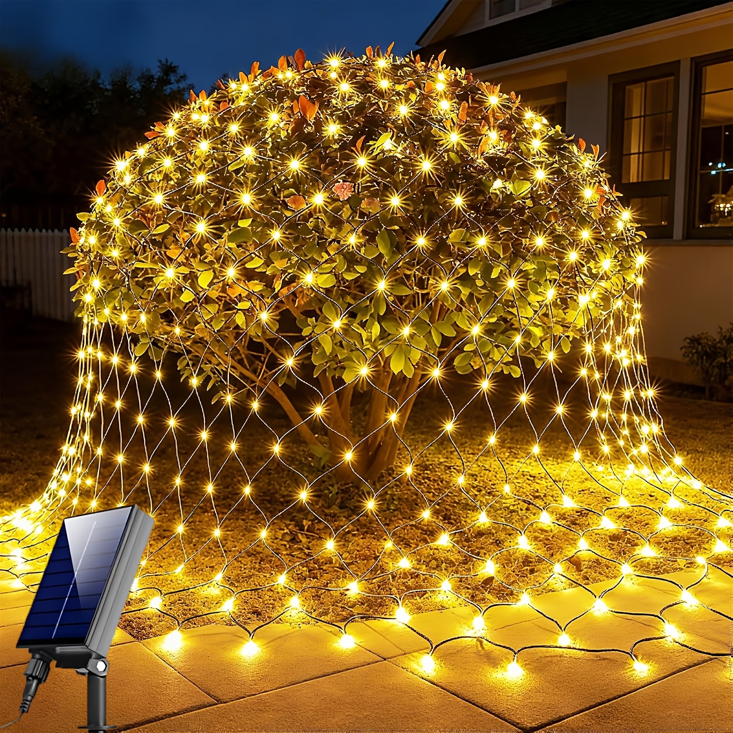 solar lights on trees sold on Temu United States