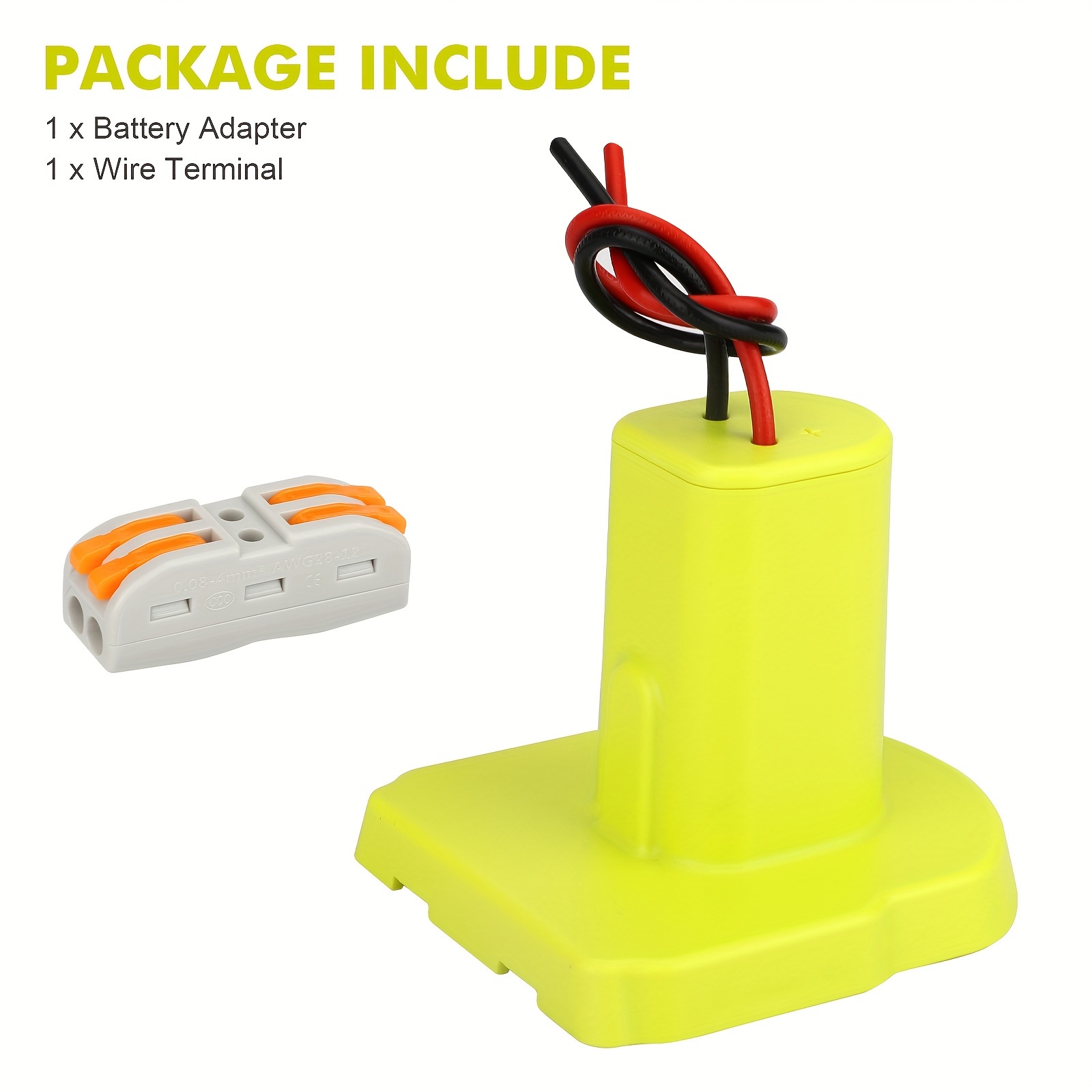 Power Wheels Battery Adapter To Cord Battery Dock Adapter For Ryobi Diy ...