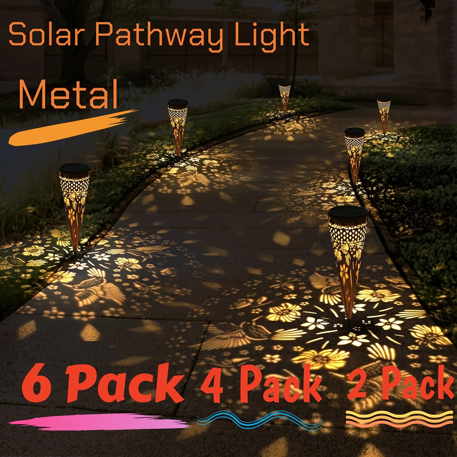 solar lights sold on Temu United States