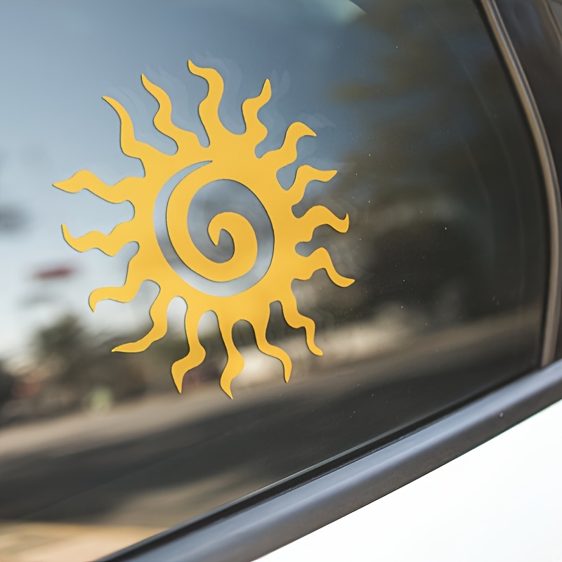 Spiral Sun Vinyl Car Sticker Laptop Bottle Truck Phone - Temu Philippines
