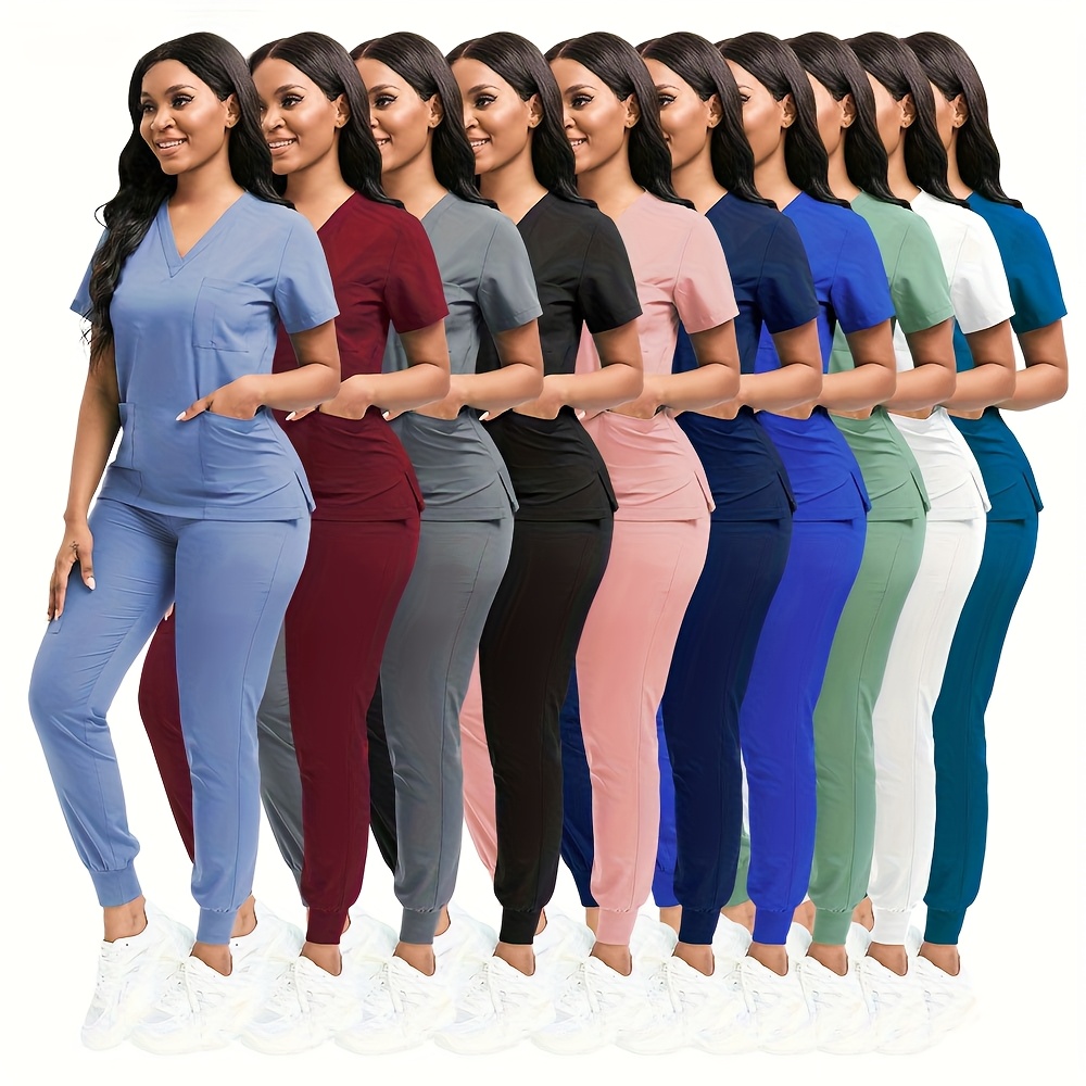 scrubs uniforms sold on Temu United States