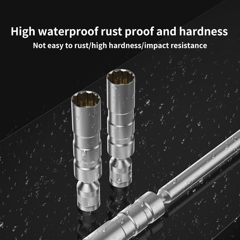 Ultra thin Magnetic Spark Plug Socket Wrench Steel - Temu