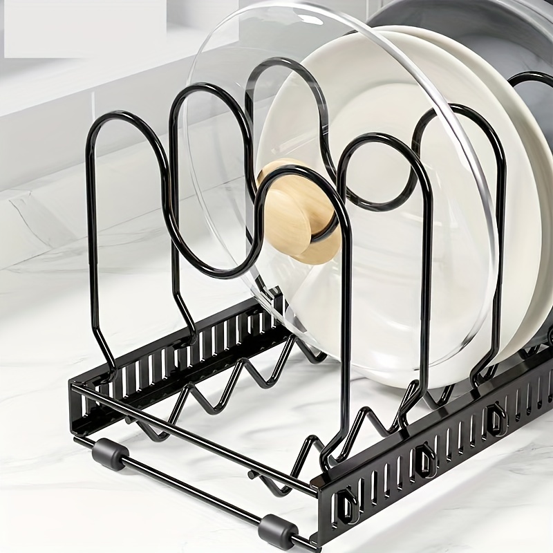 Adjustable Metal Sink Kitchen Organizer Rack Plates Pots - Temu