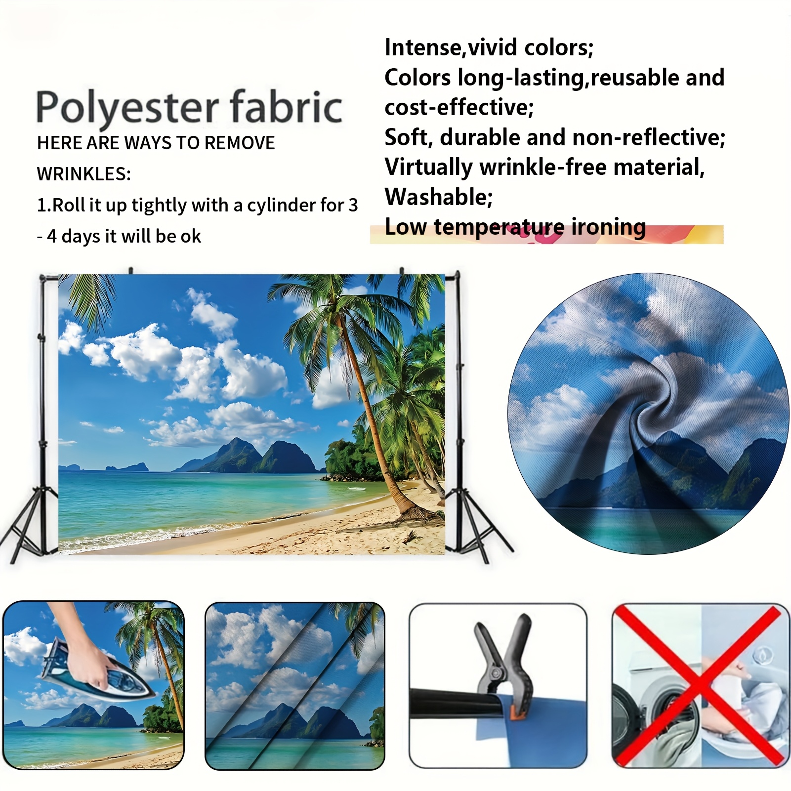 Beach Poster 8x6ft Summer Aloha Luau Backdrop For Tropical Hawaiian ...