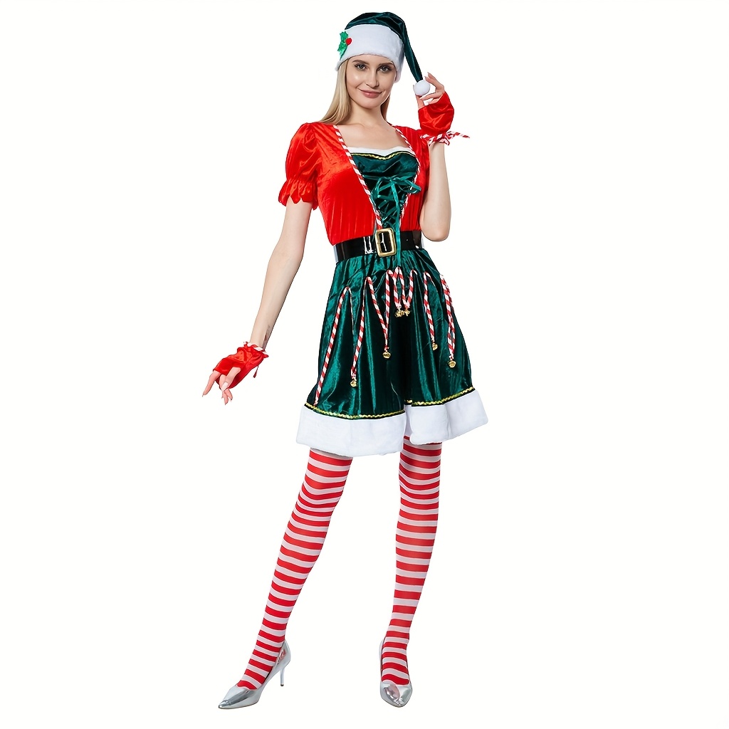 womens elf costumes sold on Temu United States