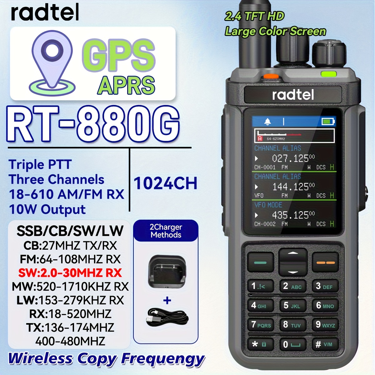 ham radio equipment sold on Temu United States