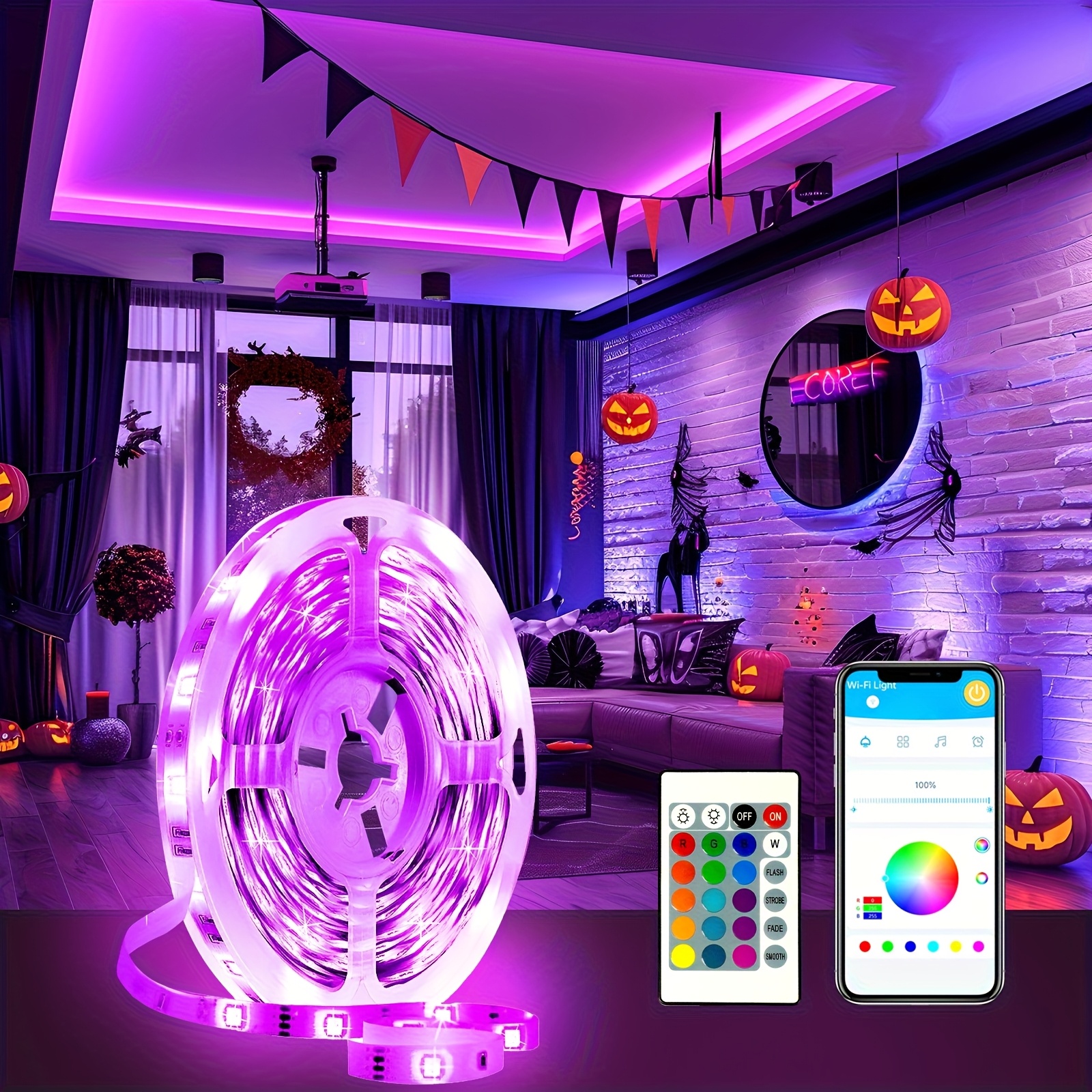 led lights sold on Temu United States