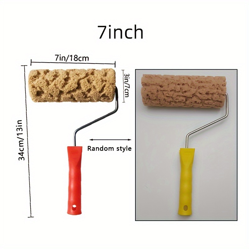 Foam Paint Roller Featuring Artificial Seaweed Texture Used Temu Australia